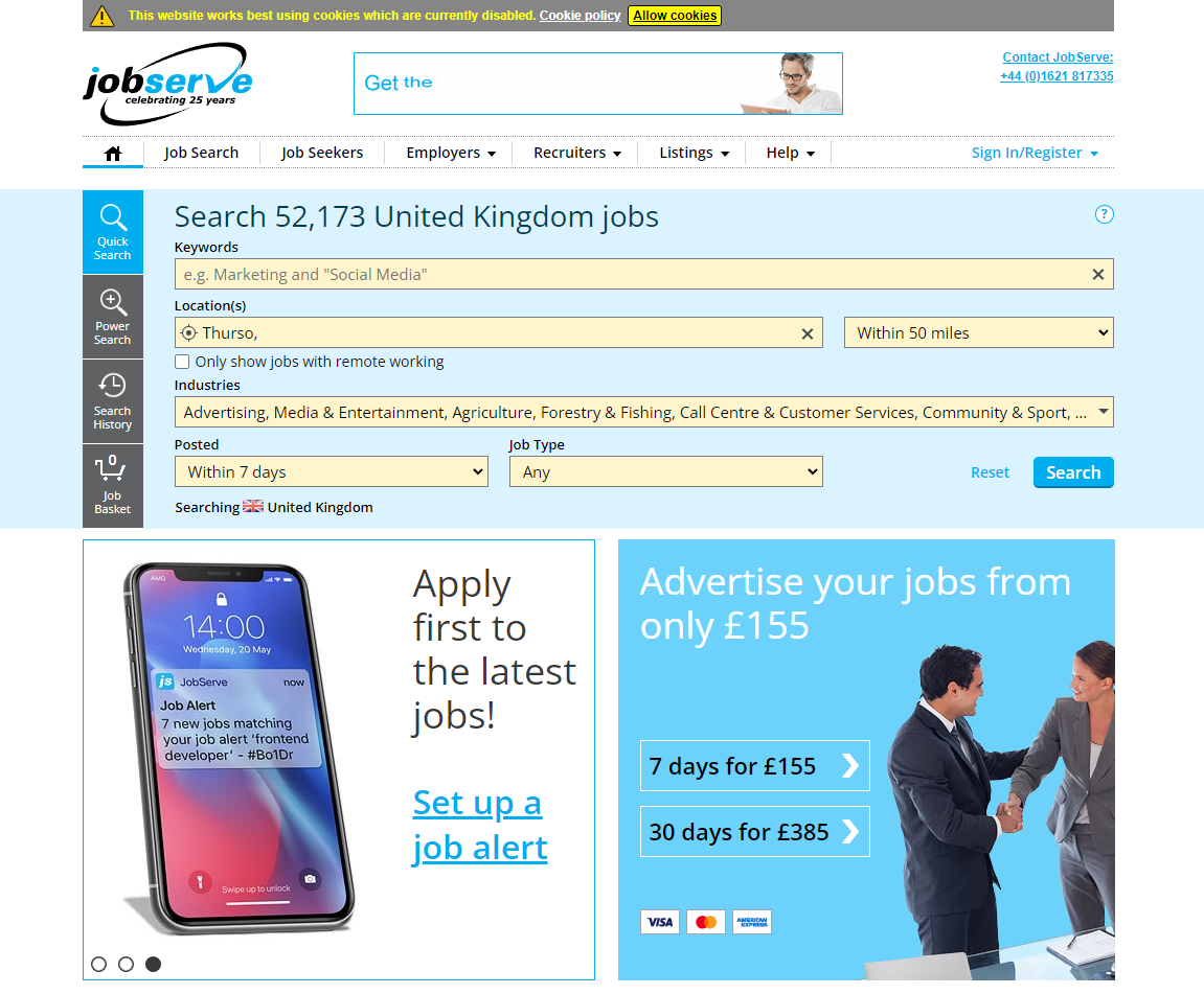 JobServe - Rectools.io