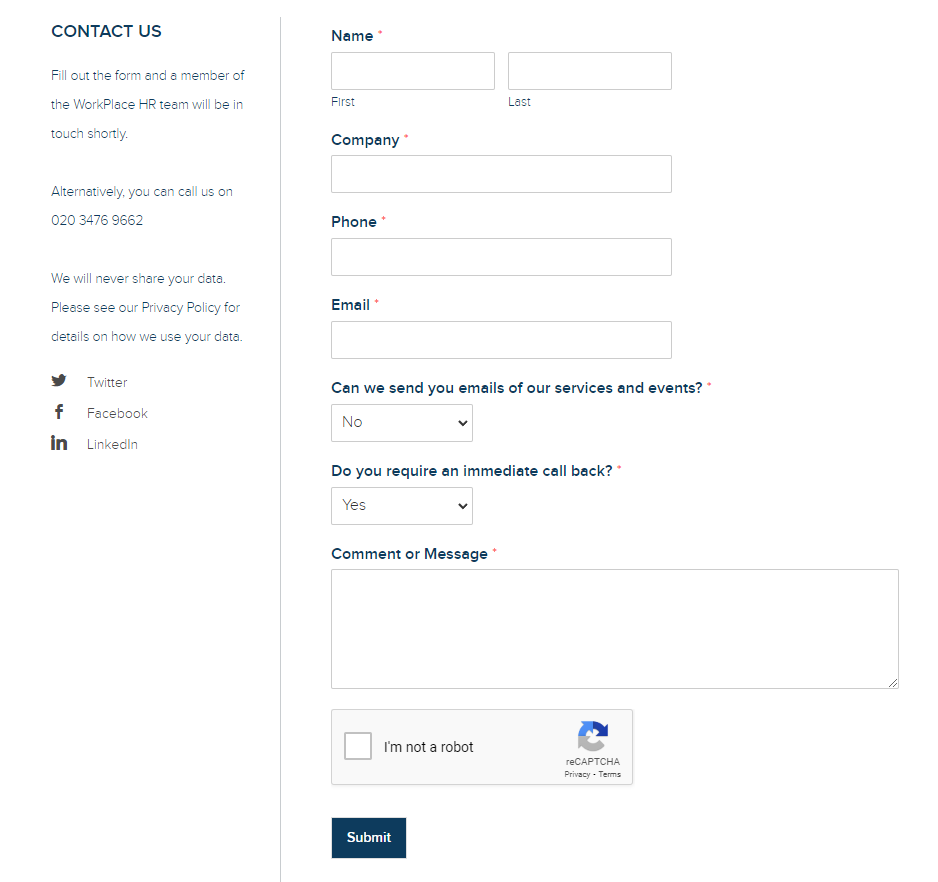 WorkPlace HR - Rectools.io