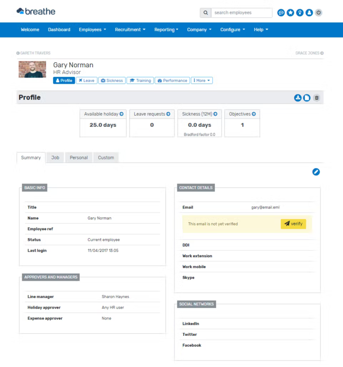 Breathe HR - Rectools.io