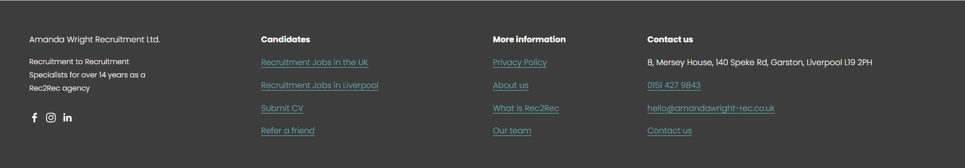 Amanda Wright Recruitment - Rectools.io