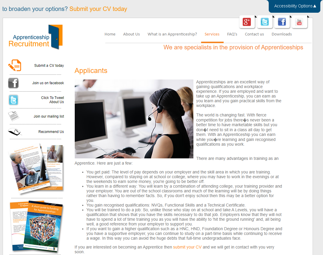 Apprenticeship Recruitment - Rectools.io