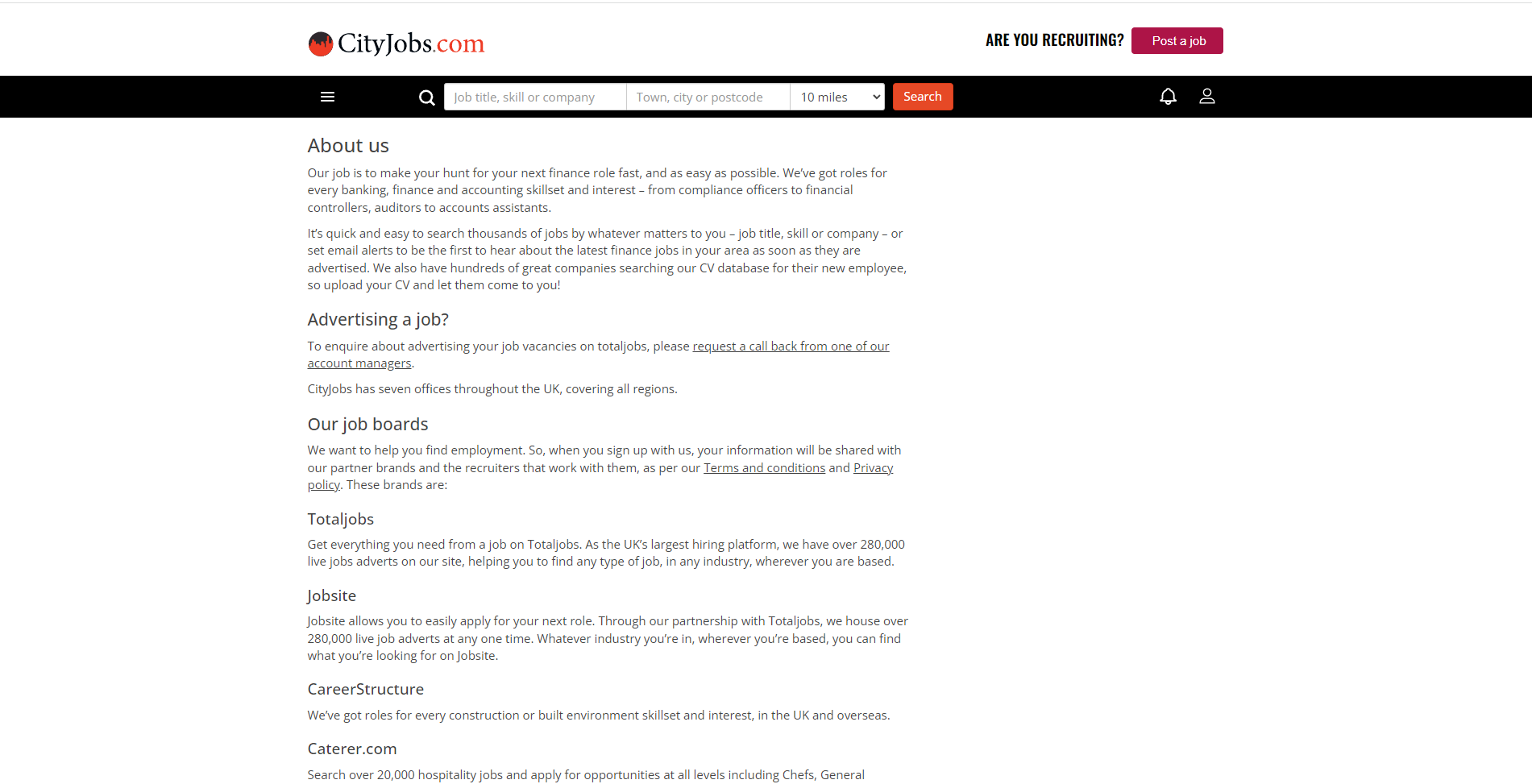 Cityjobs - Rectools.io