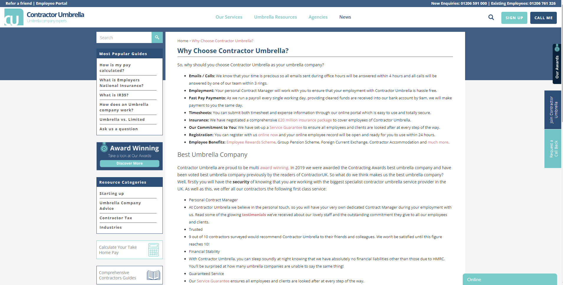 Contractor Umbrella - Rectools.io