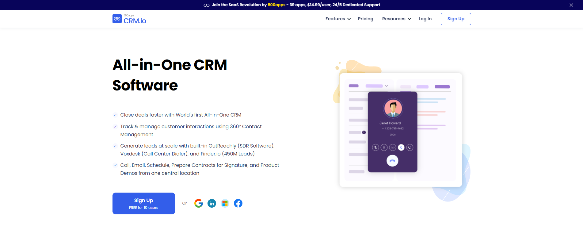 CRM.io - Rectools.io