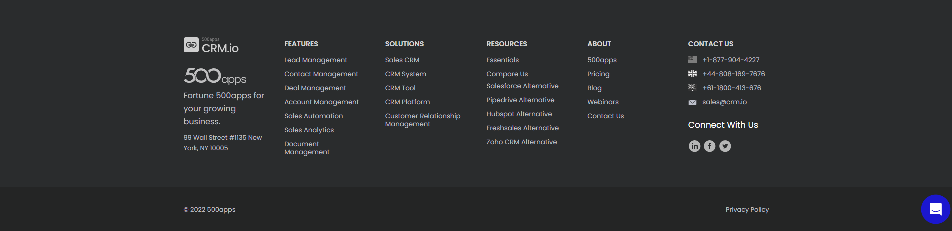 CRM.io - Rectools.io