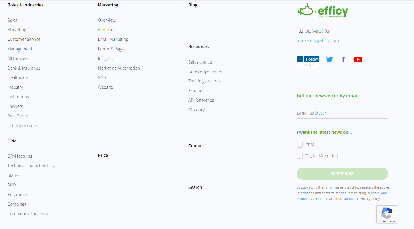 Efficy CRM - Rectools.io