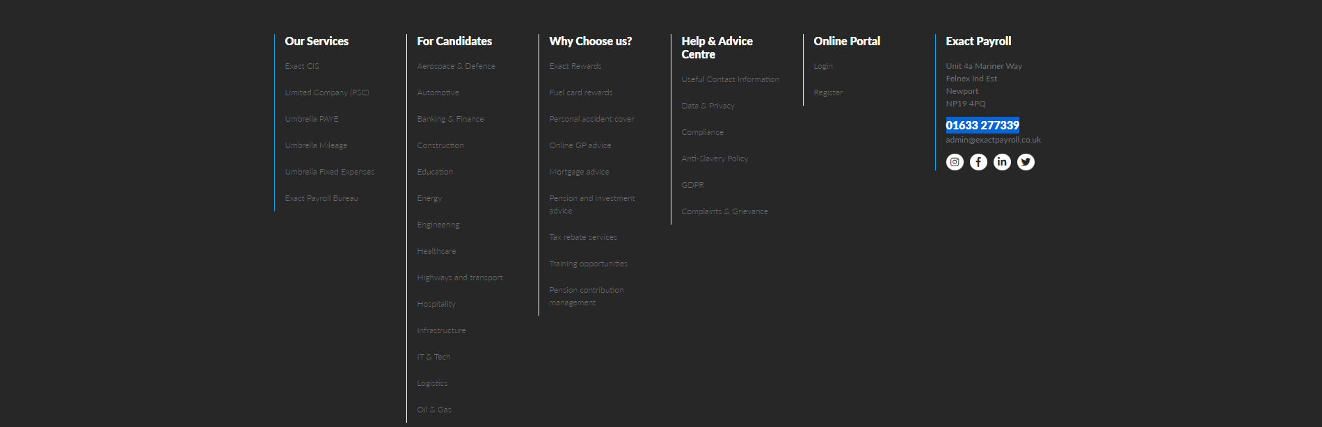 Exact Payroll - Rectools.io
