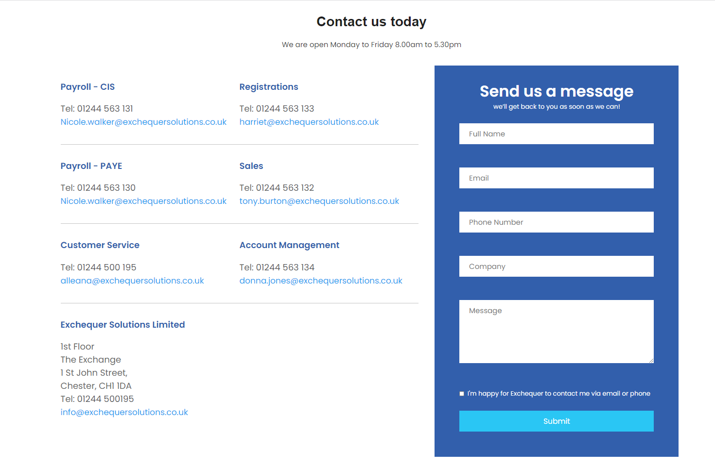 Exchequer Solutions - Rectools.io
