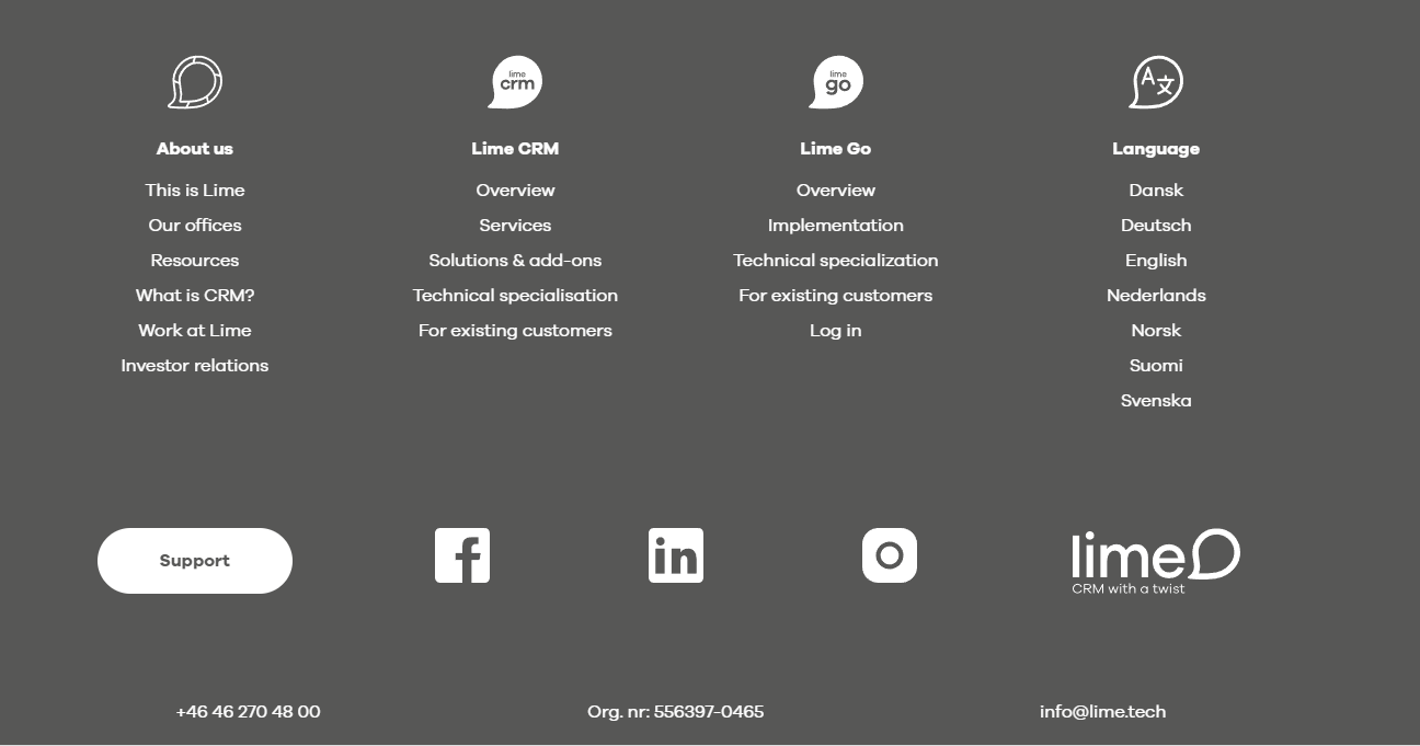 Lime CRM - Rectools.io