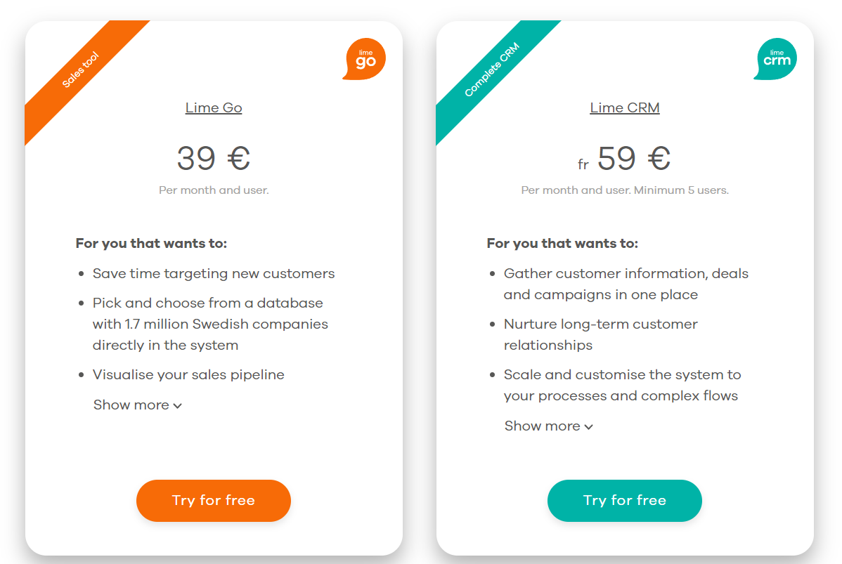 Lime CRM - Rectools.io