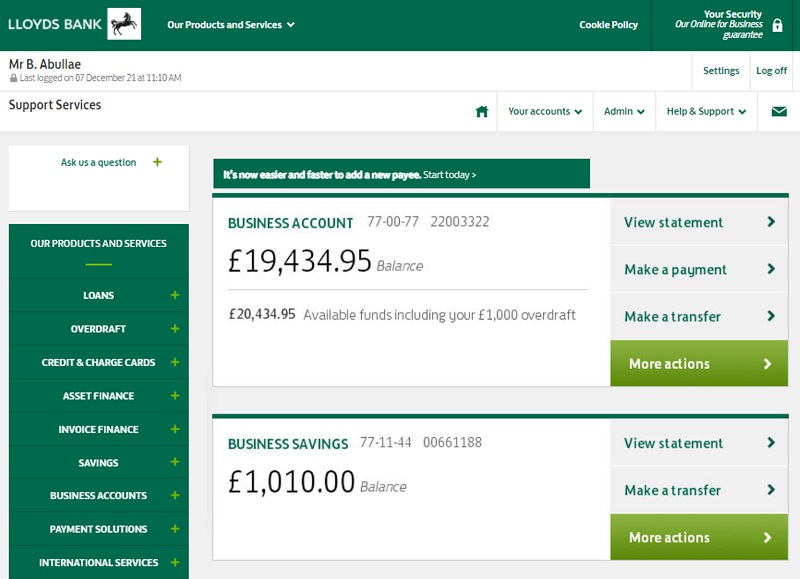 Lloyds Bank - Rectools.io