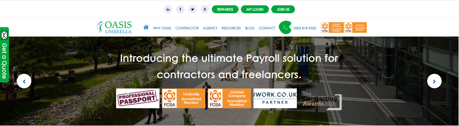 Oasis Umbrella - Rectools.io