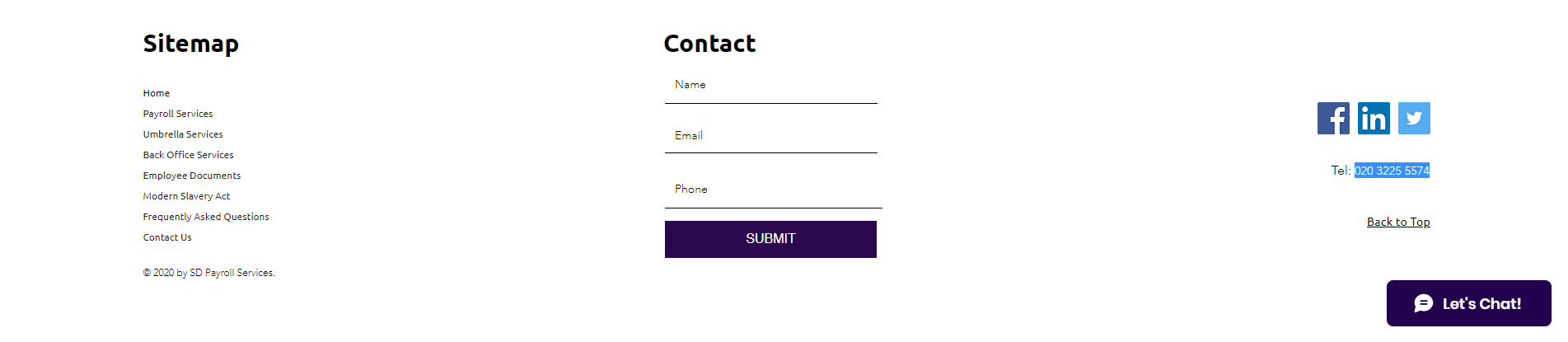 SD Payroll Services - Rectools.io
