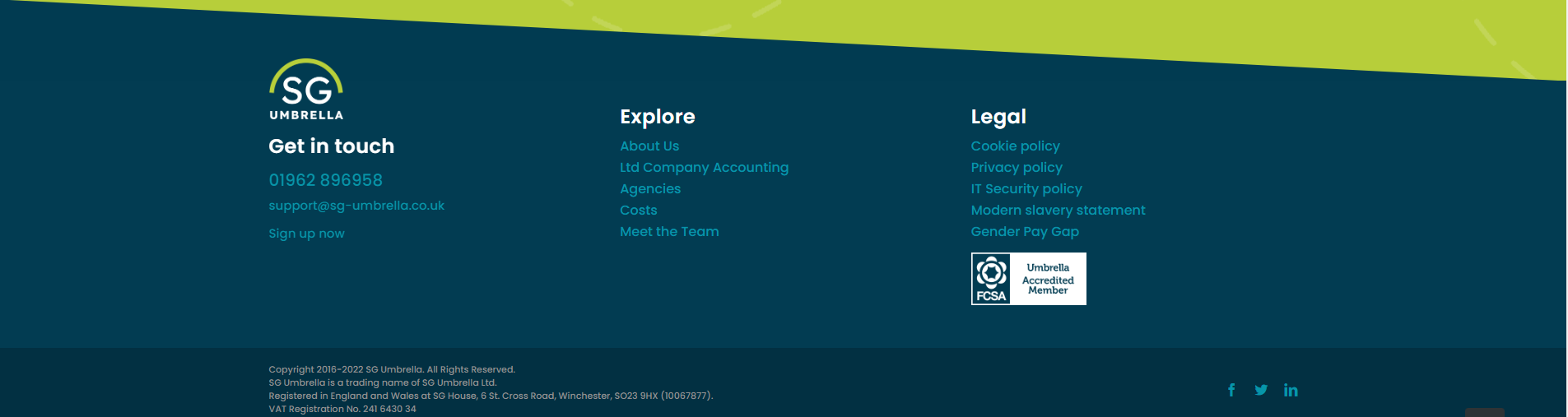 SG umbrella - Rectools.io