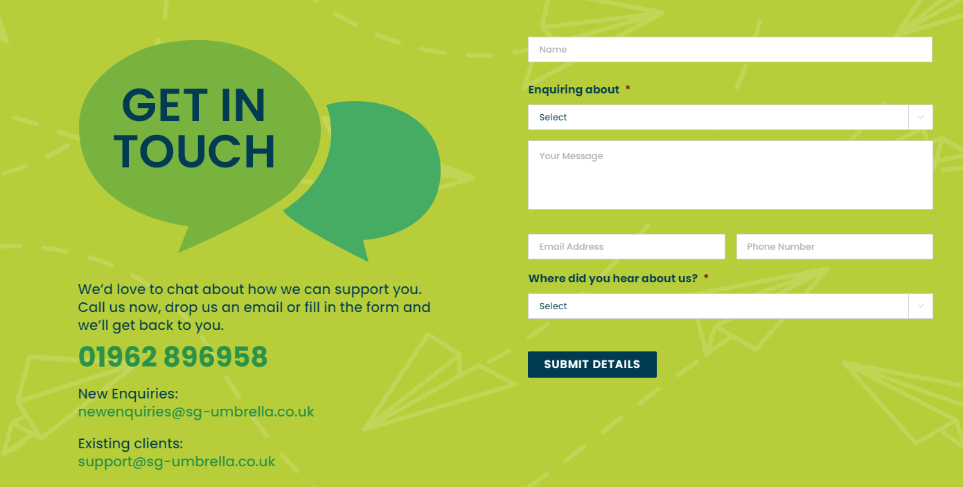 SG umbrella - Rectools.io