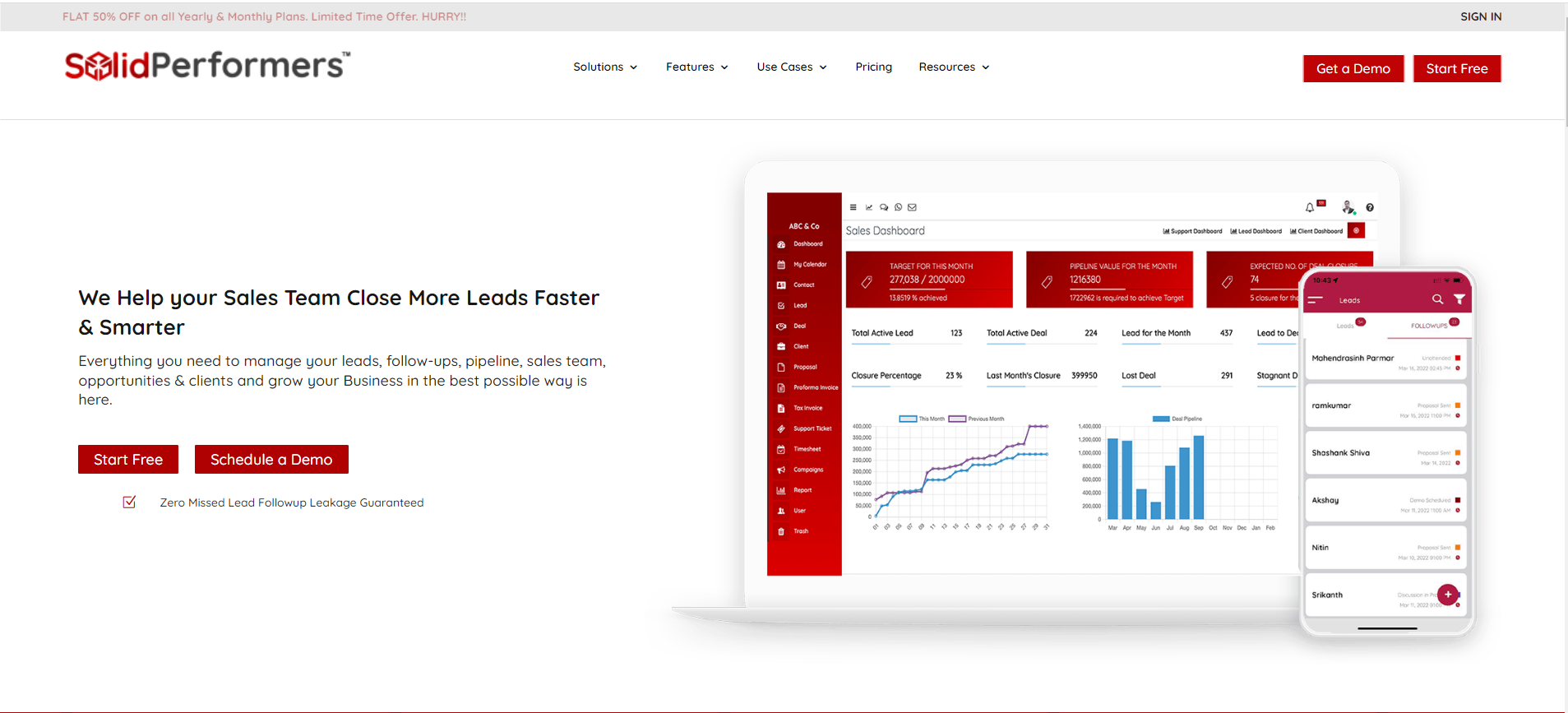 Solid Performers CRM - Rectools.io