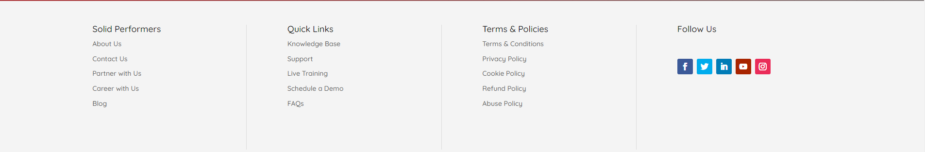 Solid Performers CRM - Rectools.io