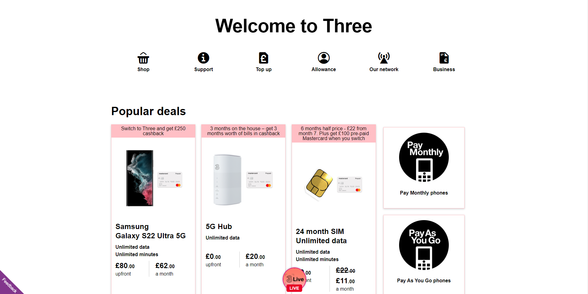 Three UK - Rectools.io