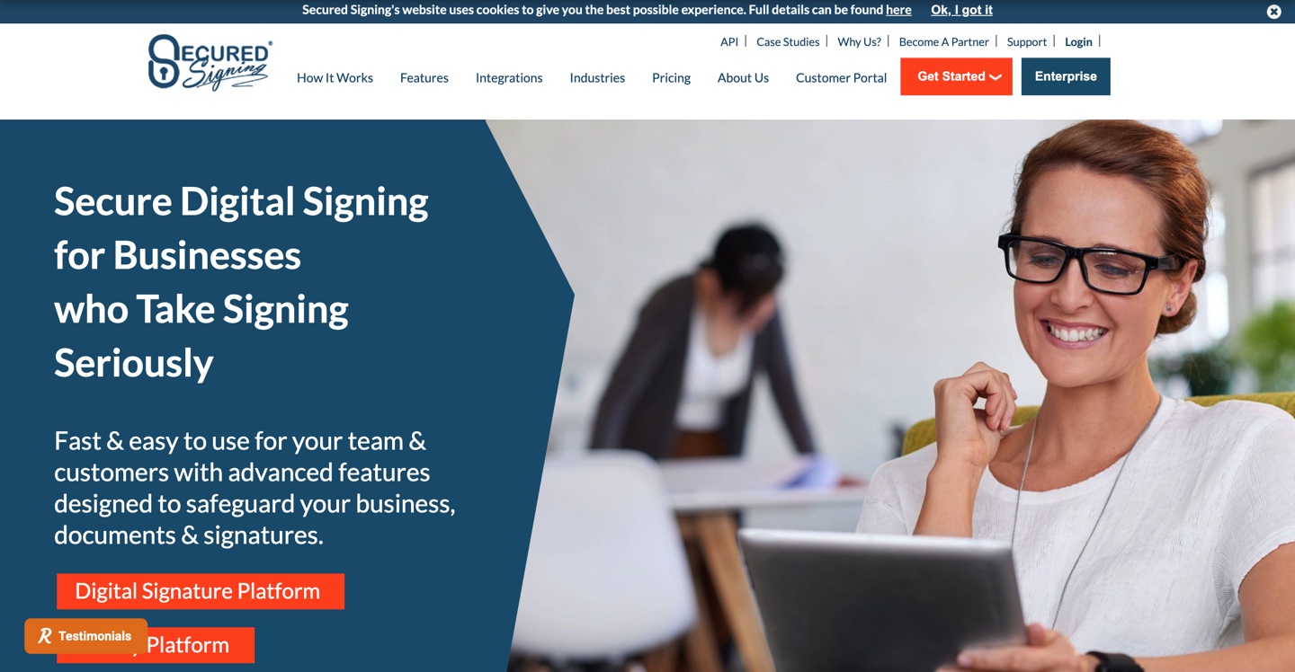 Secured Signing - Rectools.io