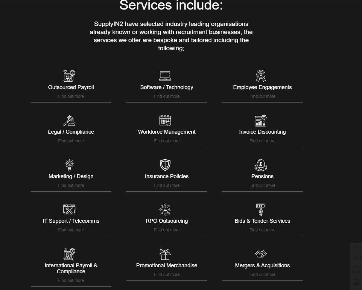 SupplyIN2 Services - Rectools.io