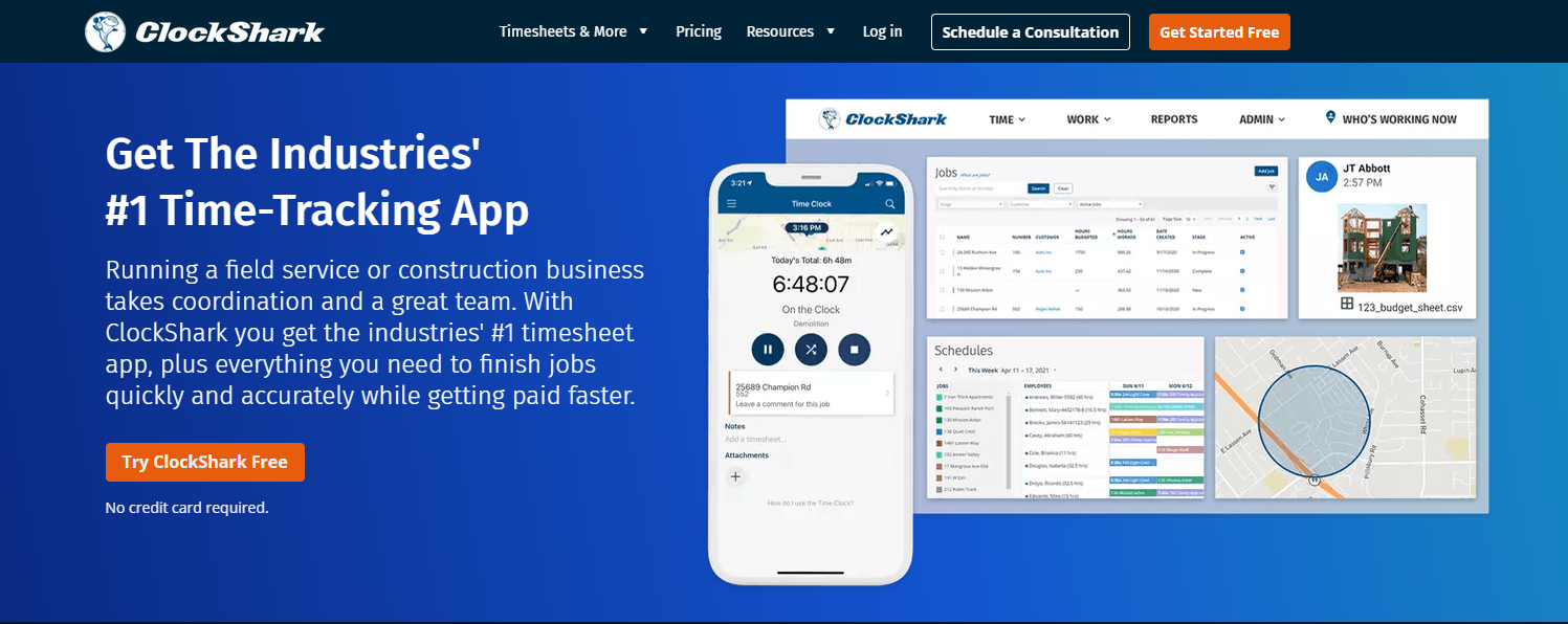Clock Shark - Rectools.io