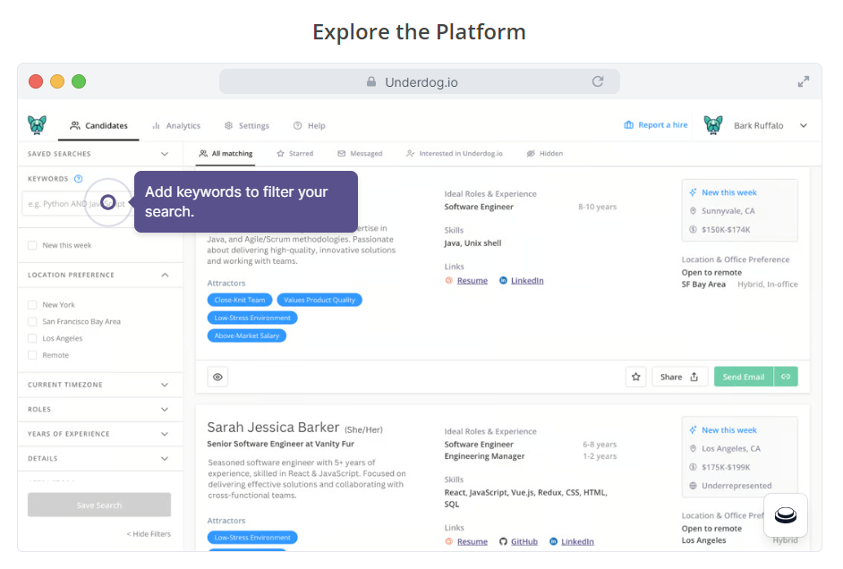 Underdog.io - Rectools.io