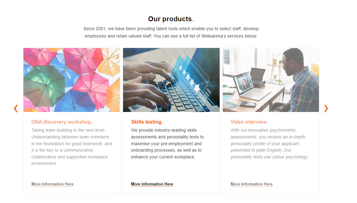 Skillsarena - Online skills assessments - Rectools.io