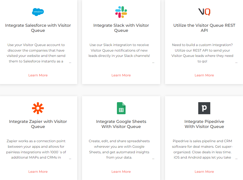 Visitor Queue - Rectools.io